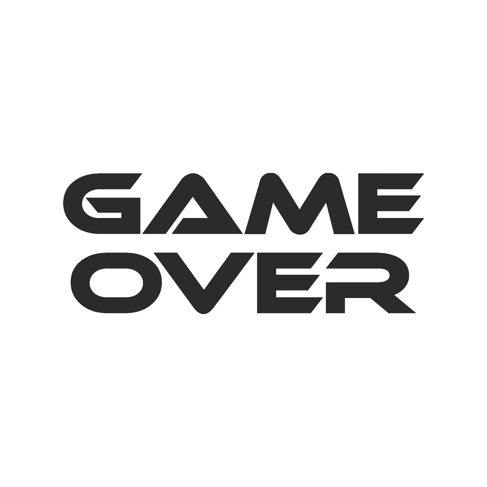 Wandtattoo Game Over | wall-art.de