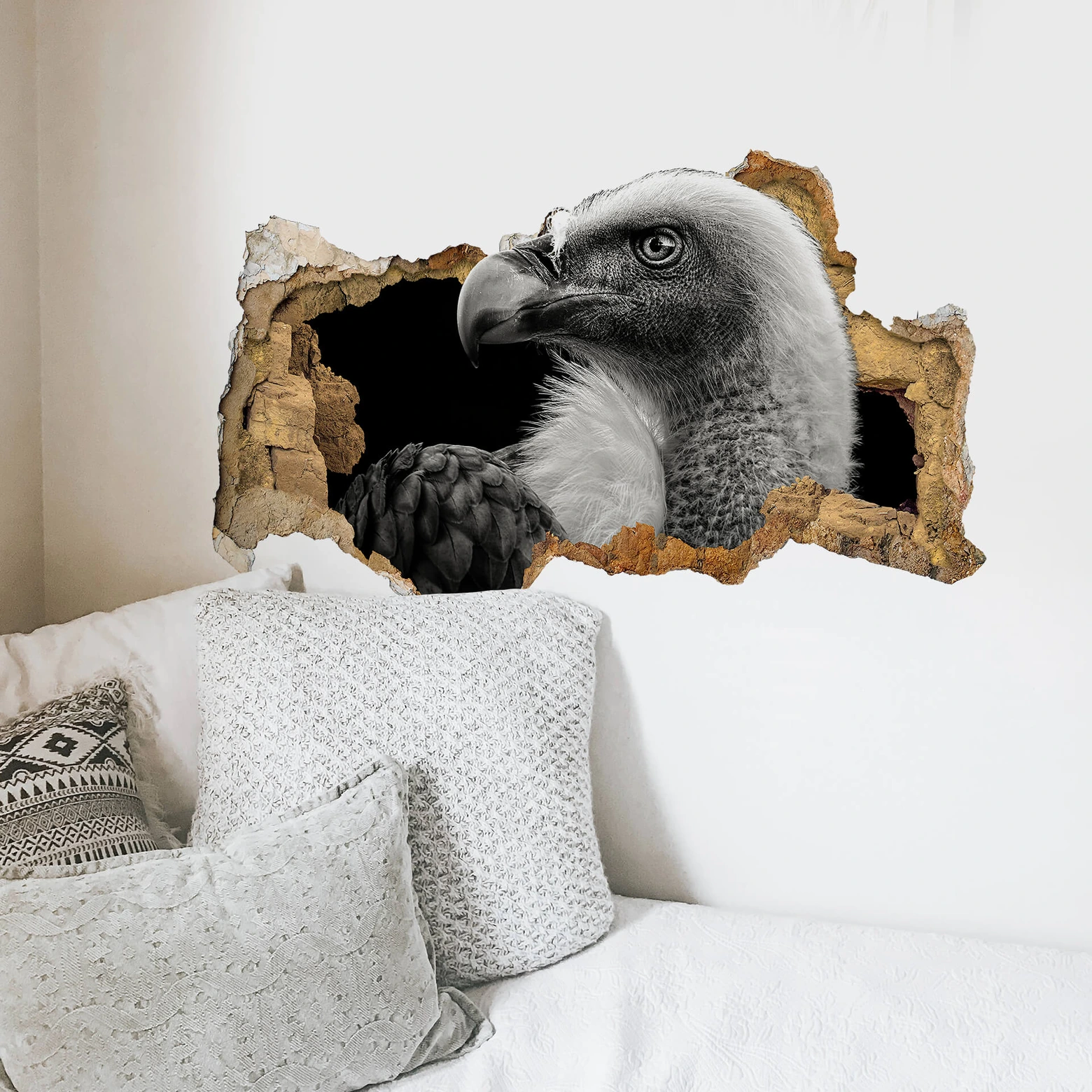 3D Muursticker Meermann - Gier | wall-art.nl