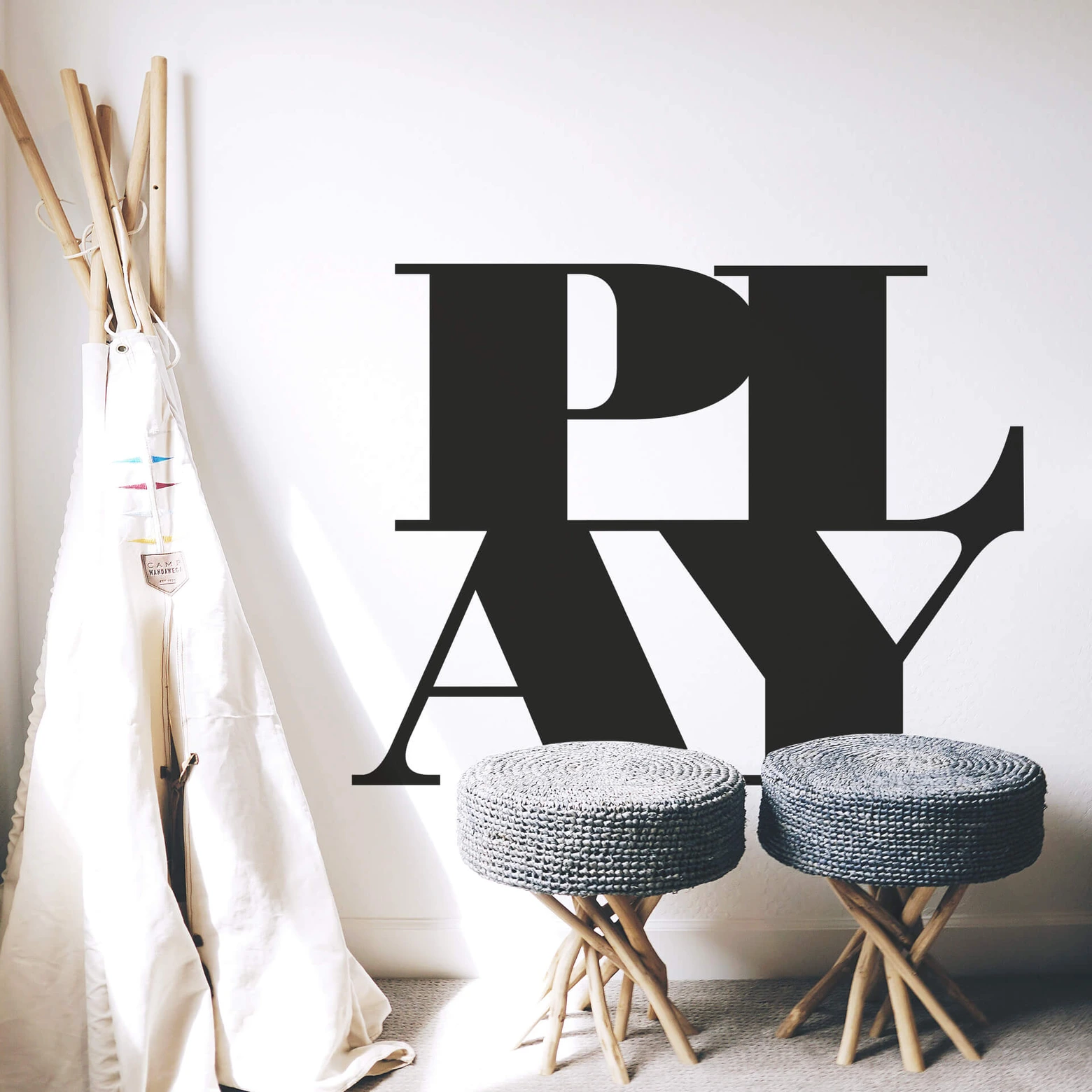 Wandtattoo Typo-Play | wall-art.de