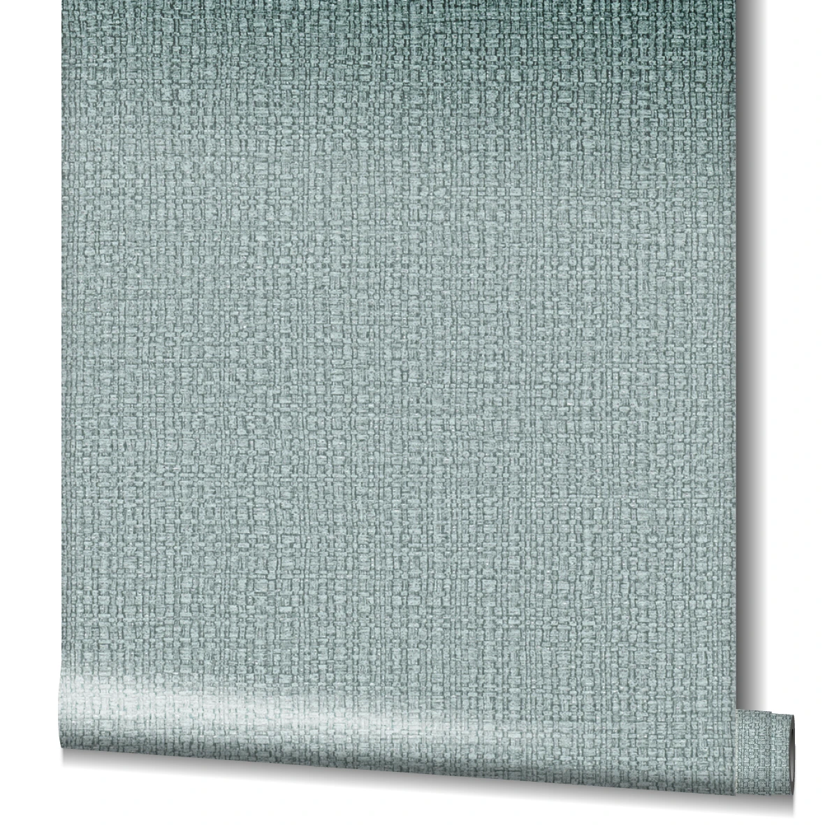 Vinyl behang, vliesbehang vintage deluxe turquoise, zilver | wall-art.nl