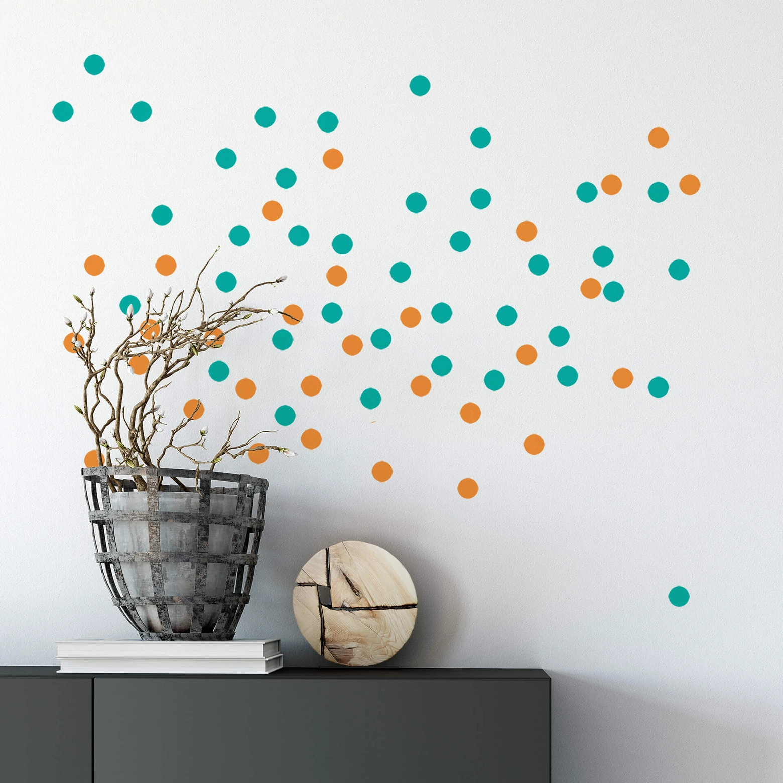 Wandtattoo Punkte Set (50-teilig) | wall-art.de