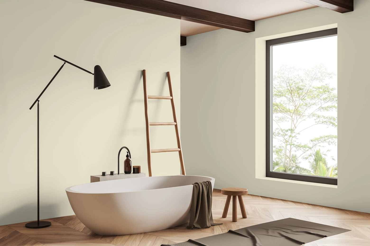 Premium muurverf groen - PURO c6000 zachte kalk | wall-art.nl