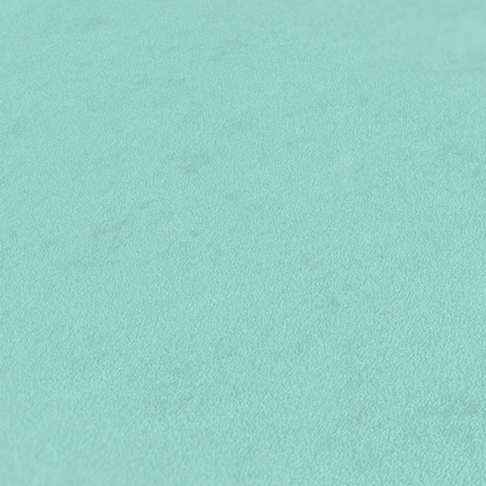 mat turquoise effen behang - modern vliesbehang - behang met glad ...