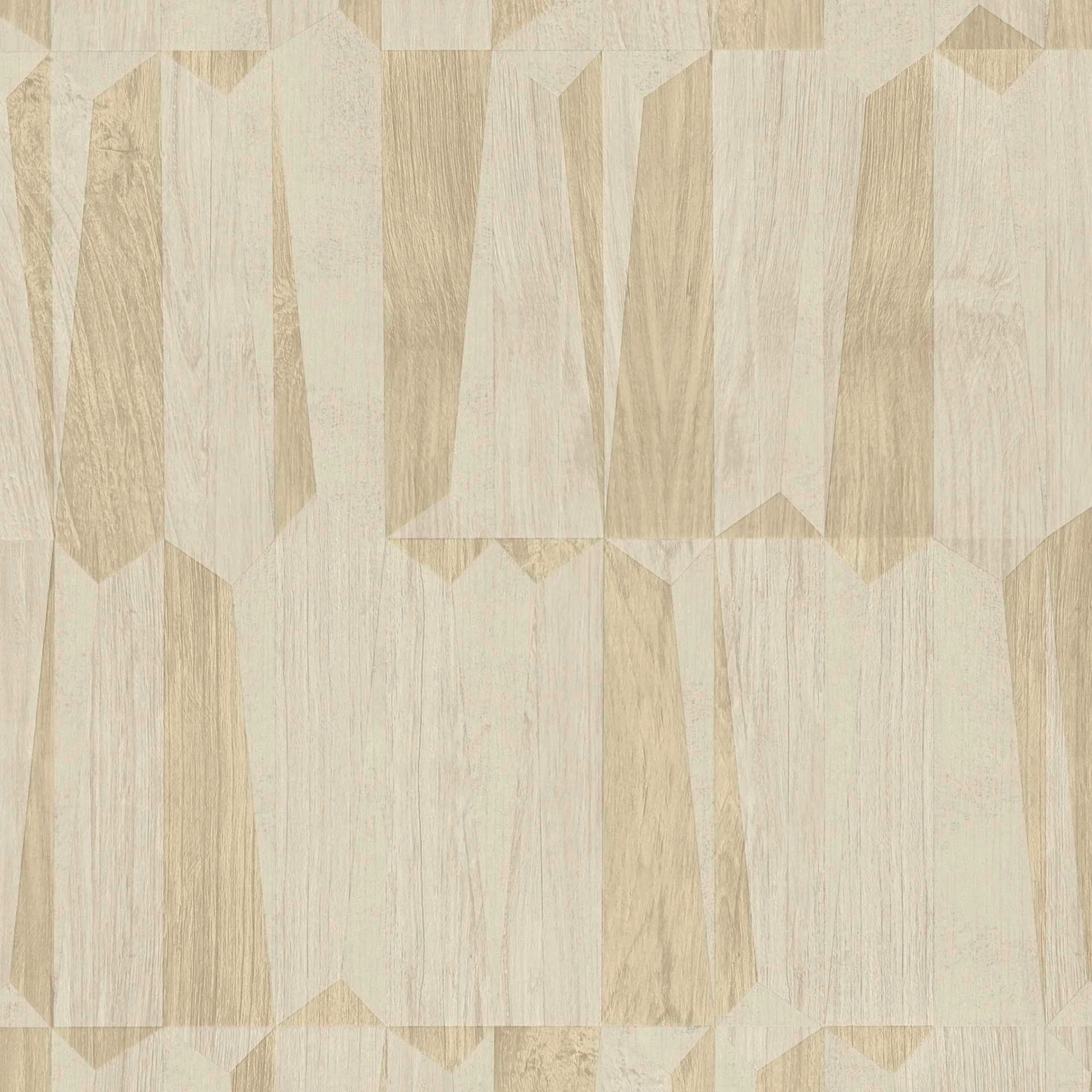 Holzoptik Tapete Beige - Holztapete Design Vliestapete Küche | wall-art.de