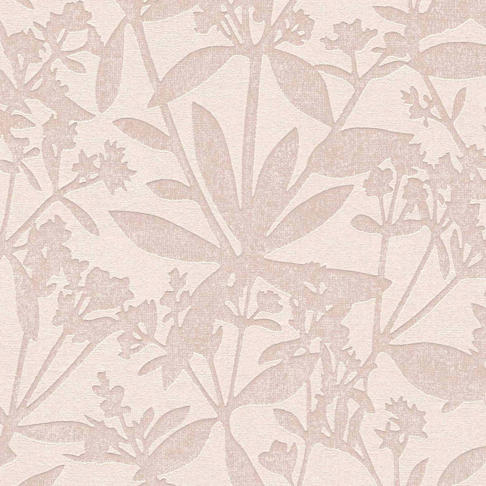 Landhaus-Tapete Creme Beige - Vliestapete Wohnzimmer - Florale Tapete ...