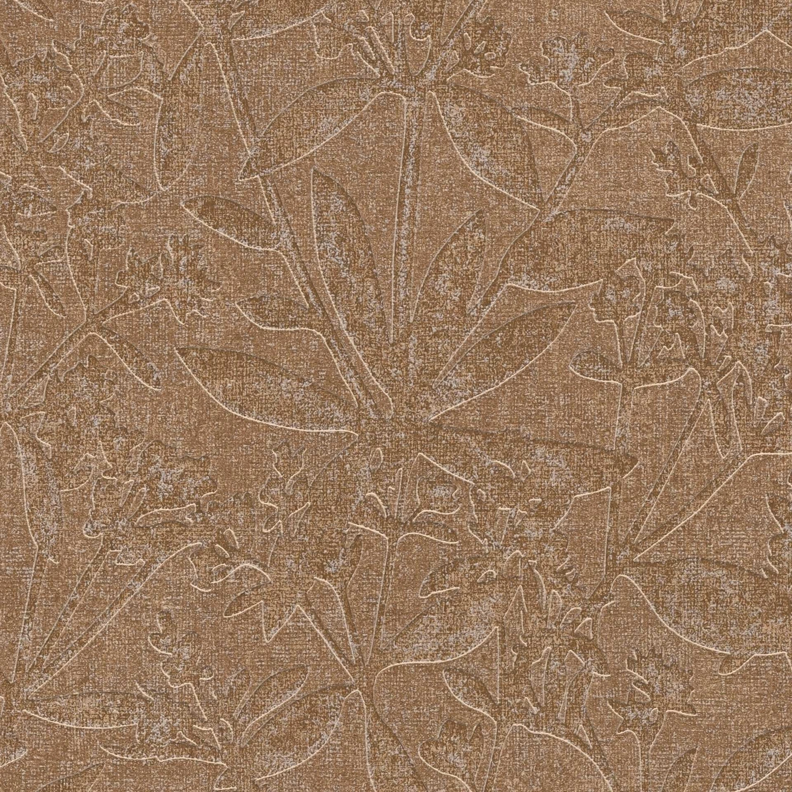 landhuis behang bruin beige - vliesbehang woonkamer - bloemen behang ...