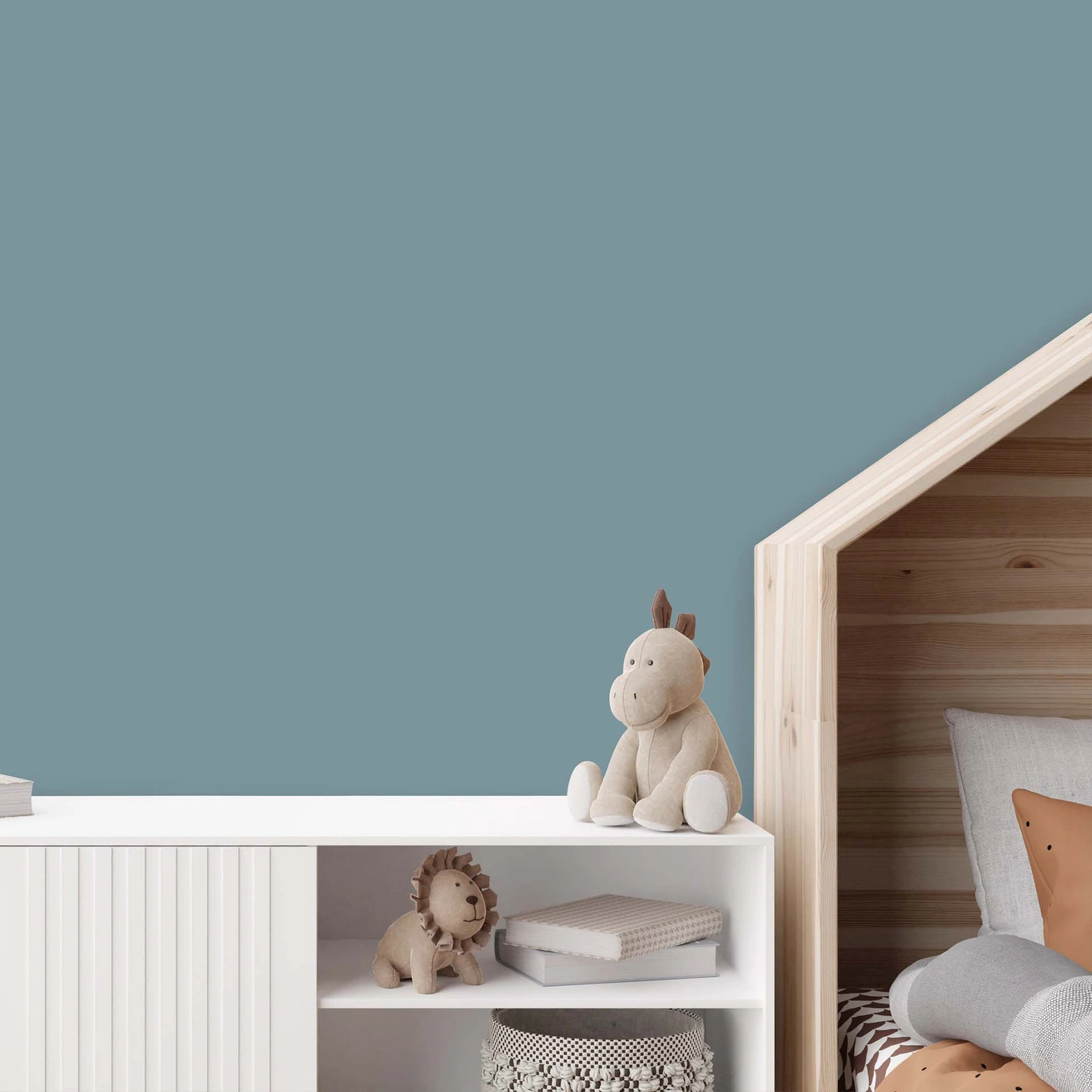 Muurverf groen zijdemat - THE COLOR KITCHEN Typische forel | wall-art.nl