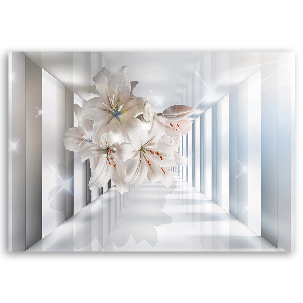 Verwunderlich Wandtattoo Blumen 3d Fotos