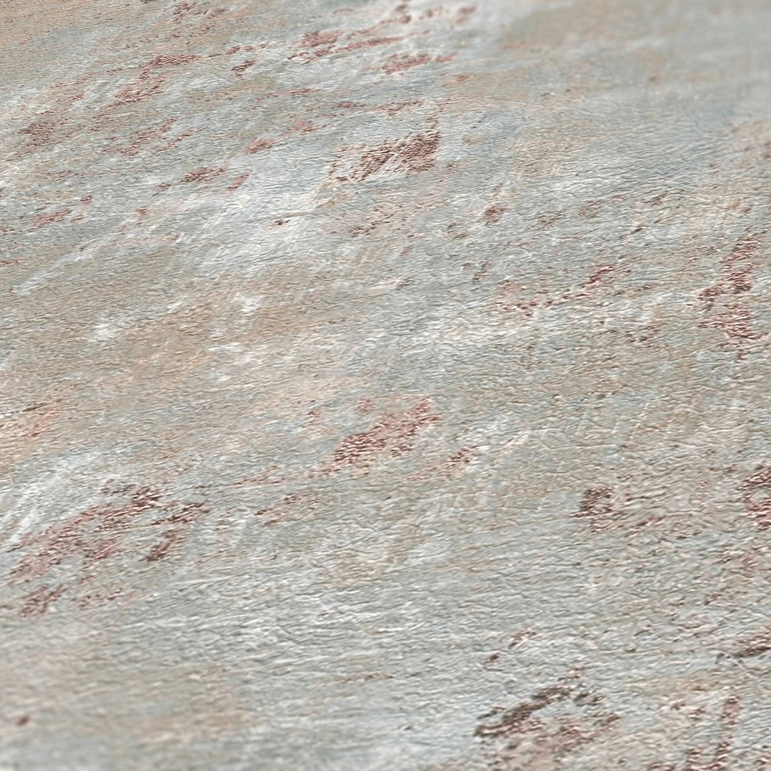 Vliestapete im Vintage-Look mit Patina-Design - Beige und Rostbraun für ...