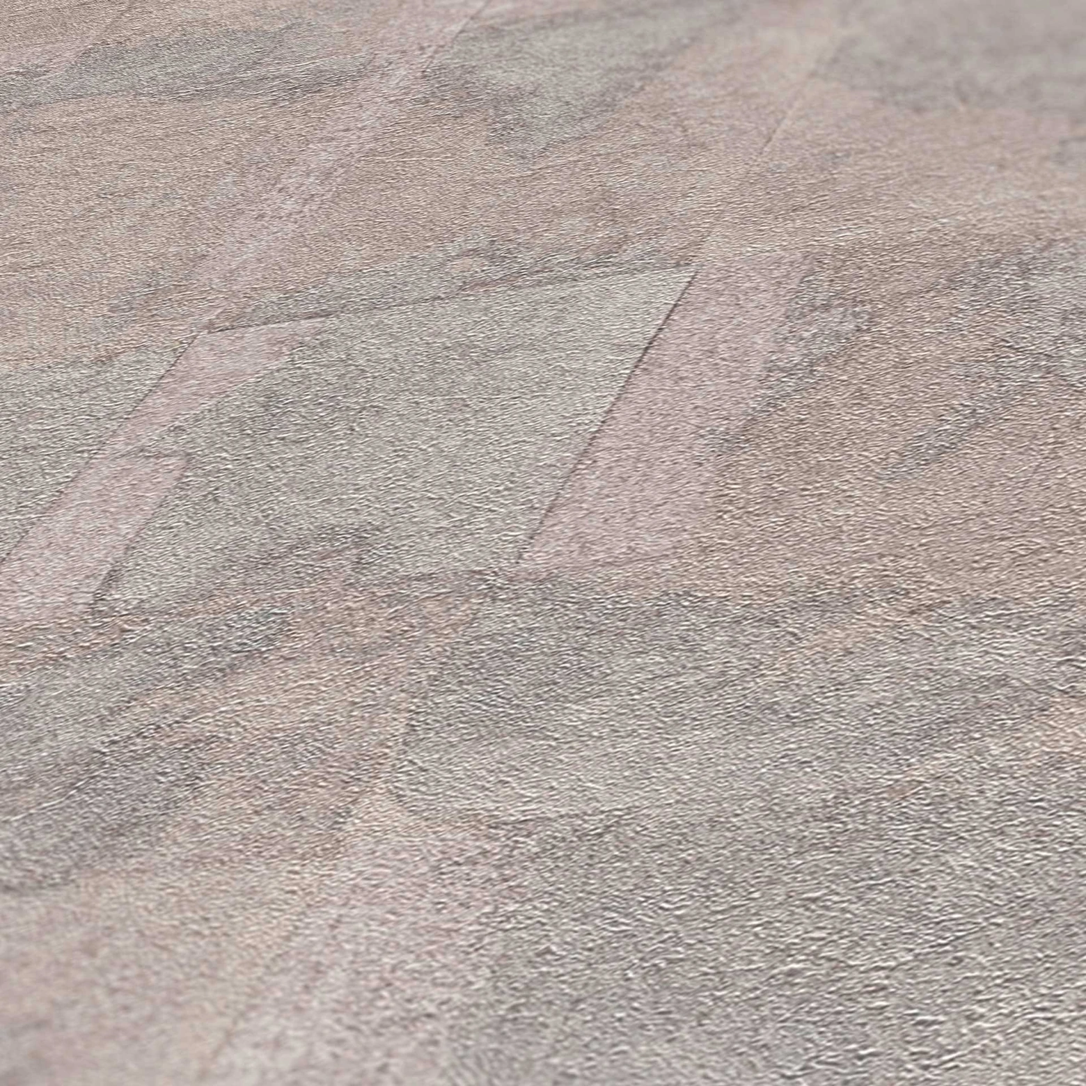 Stone effect wallpaper with light grey gloss - modern concrete look ...