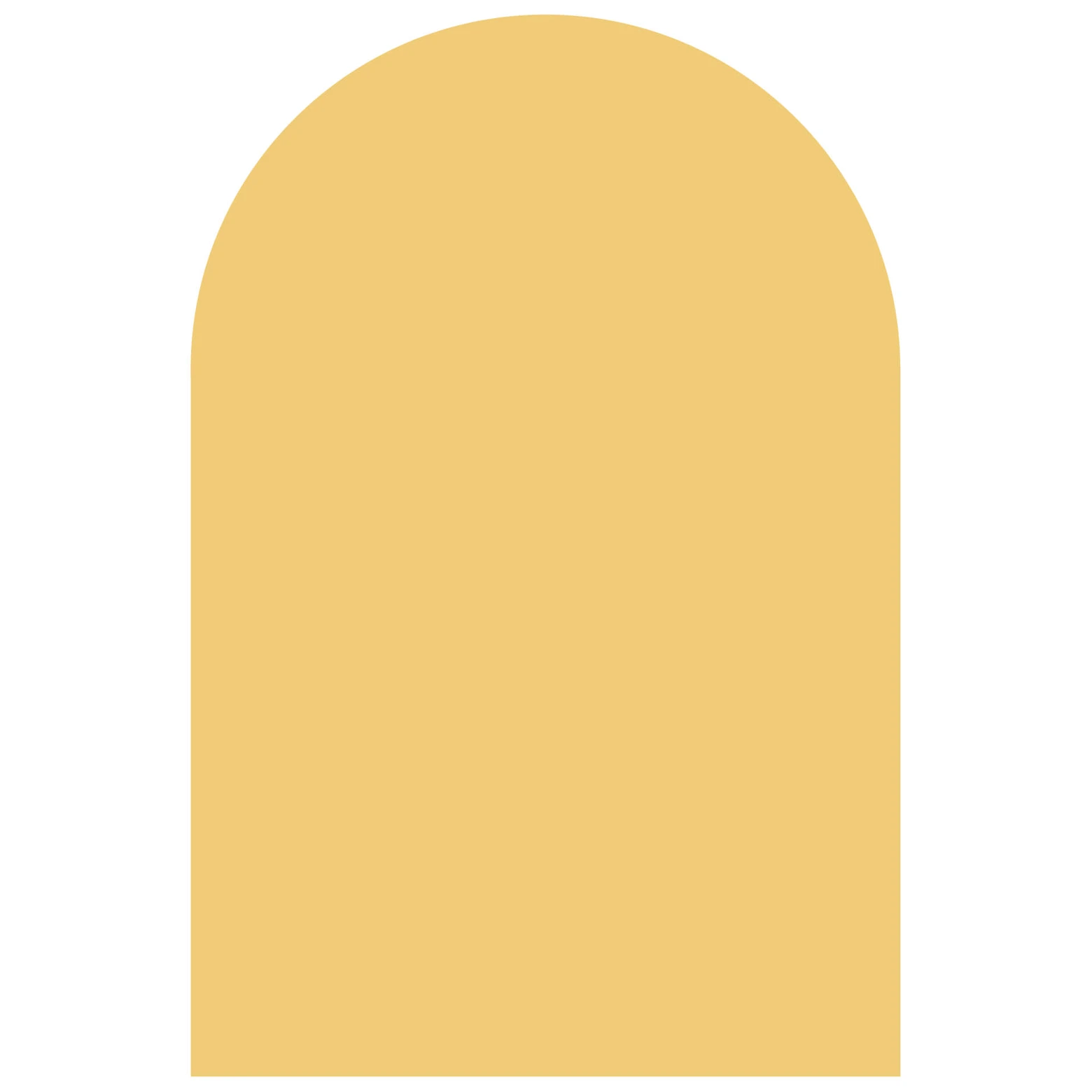 Wandtattoo Rundbogen breit - Senfgelb | wall-art.de