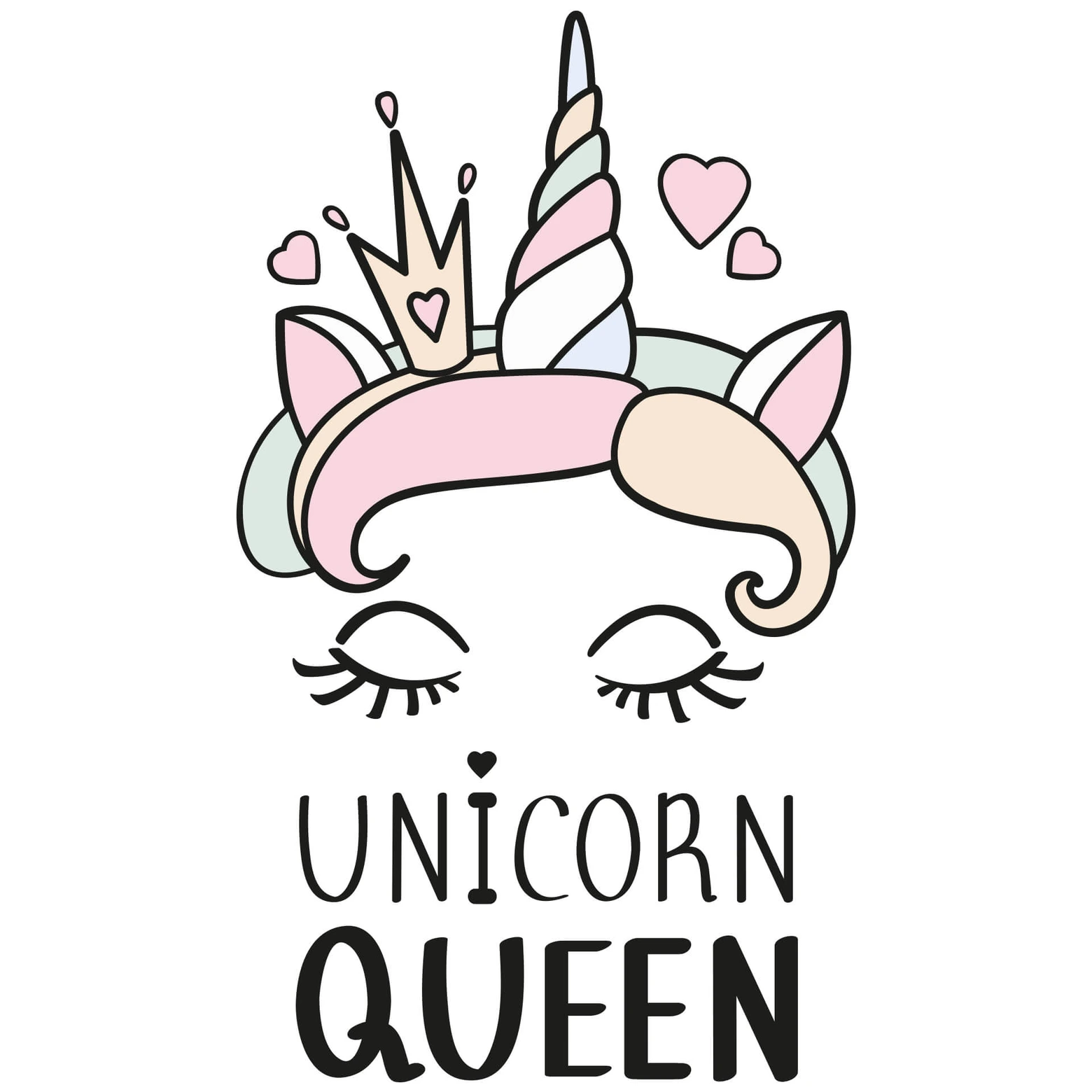 Wandtattoo Kvilis - Unicorn Queen | wall-art.de