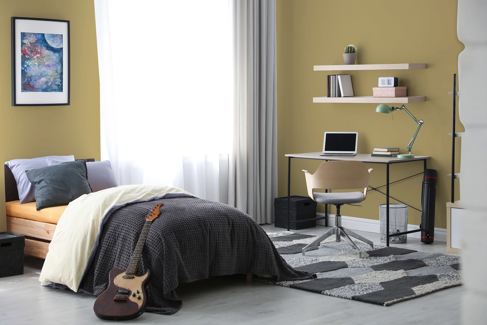 Premium Wandfarbe Grün - Tuchmatte Innenwandfarbe - PURO c6005 gentle ...