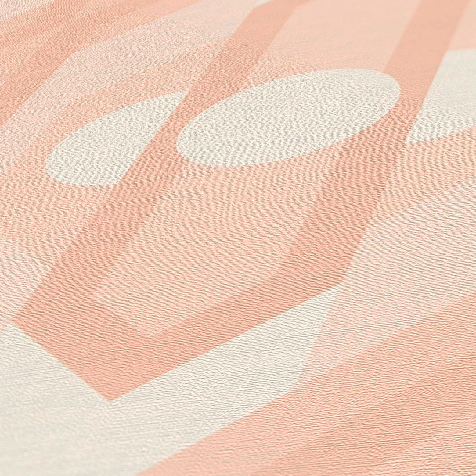 vliesbehang retro stijl beige crème - abstract patroon behang - vintage ...