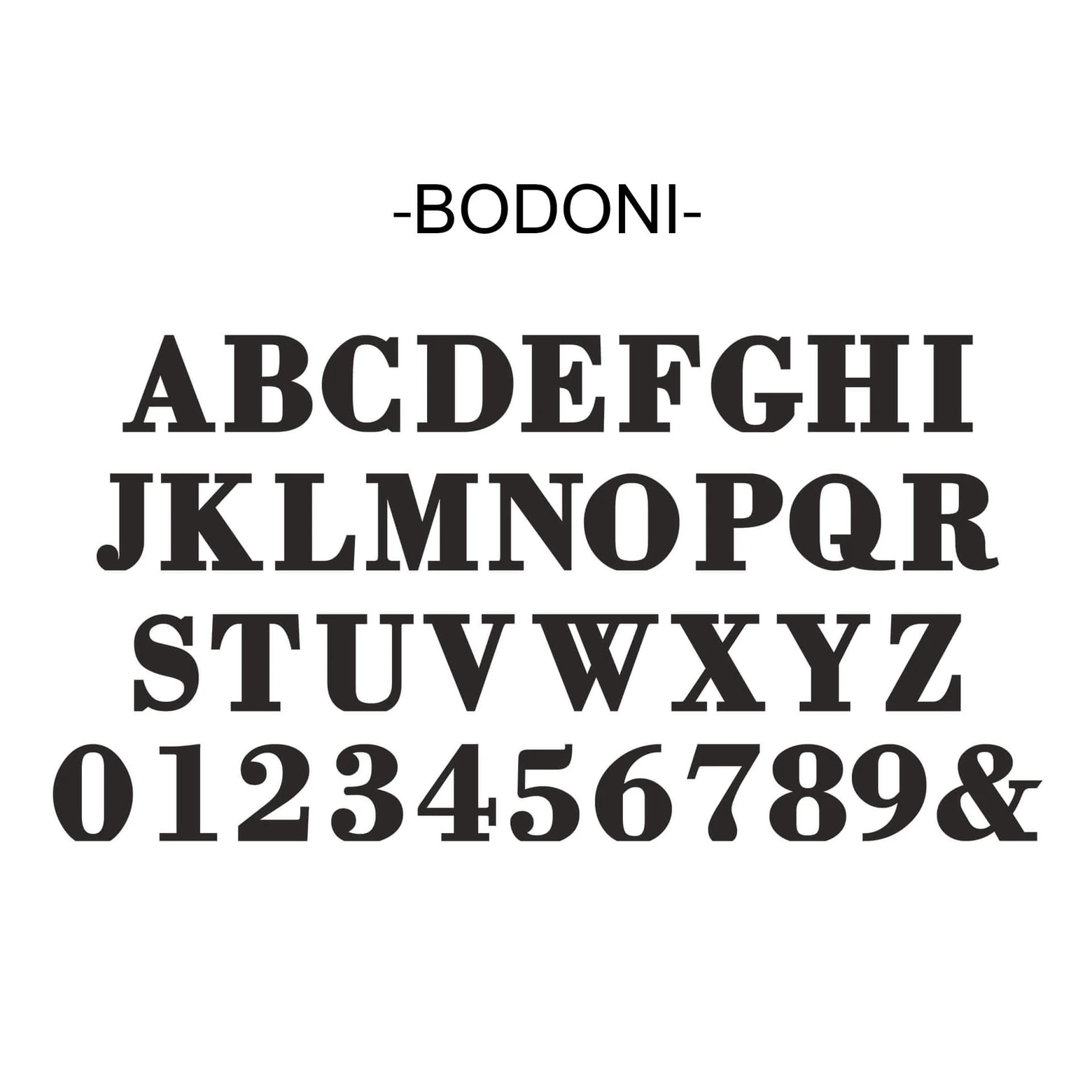 MDF-Letters 15 cm | wall-art.nl