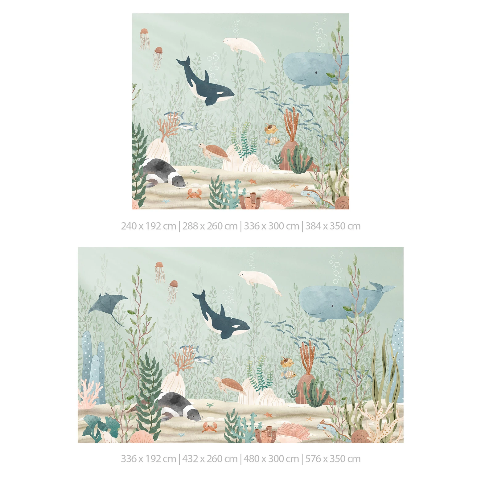 Kinderzimmer Fototapete Meerestiere tief im Ozean - Oliver Robins ...