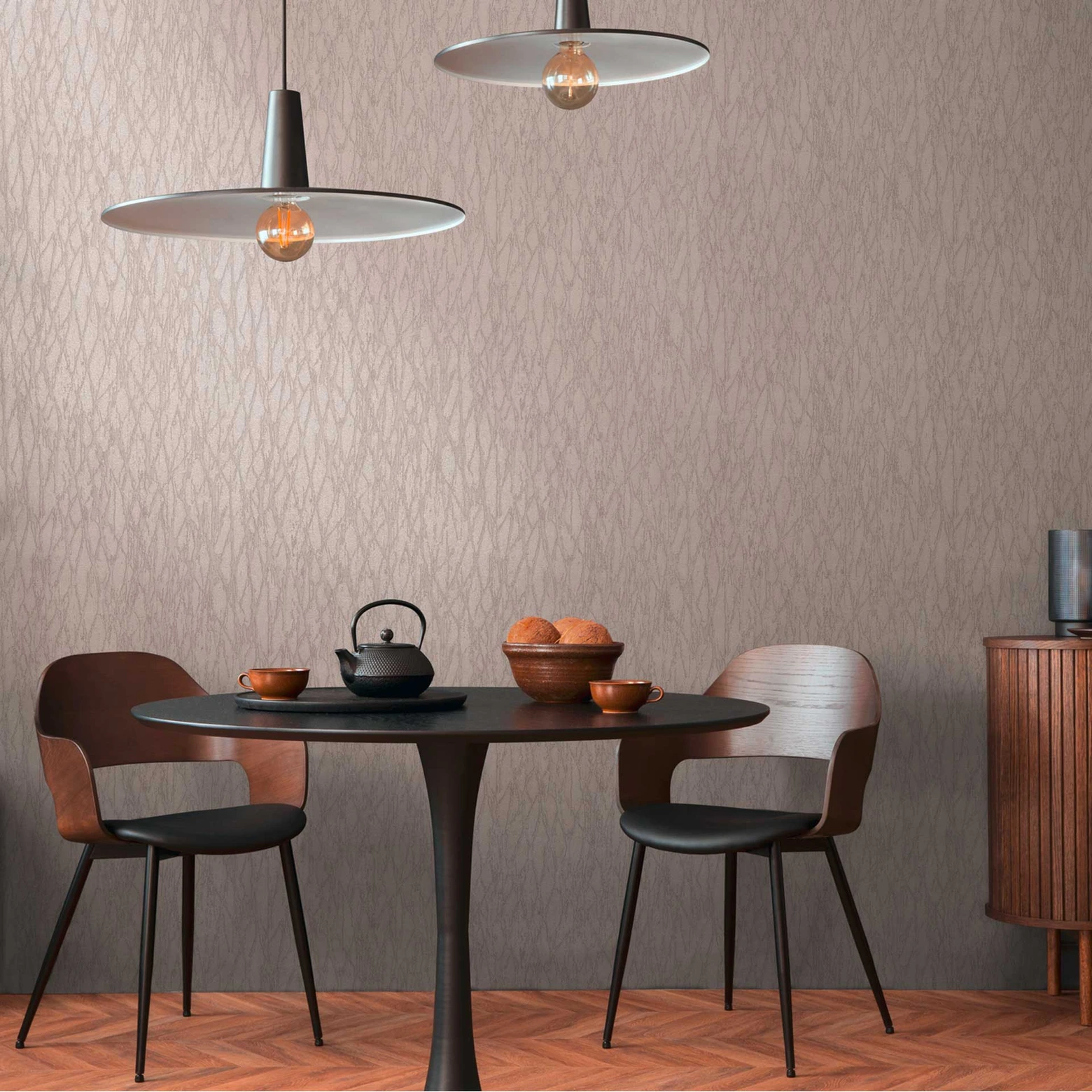 Strukturtapete Rindenoptik Warmgrau - Vliestapete mit natürlicher Stil ...