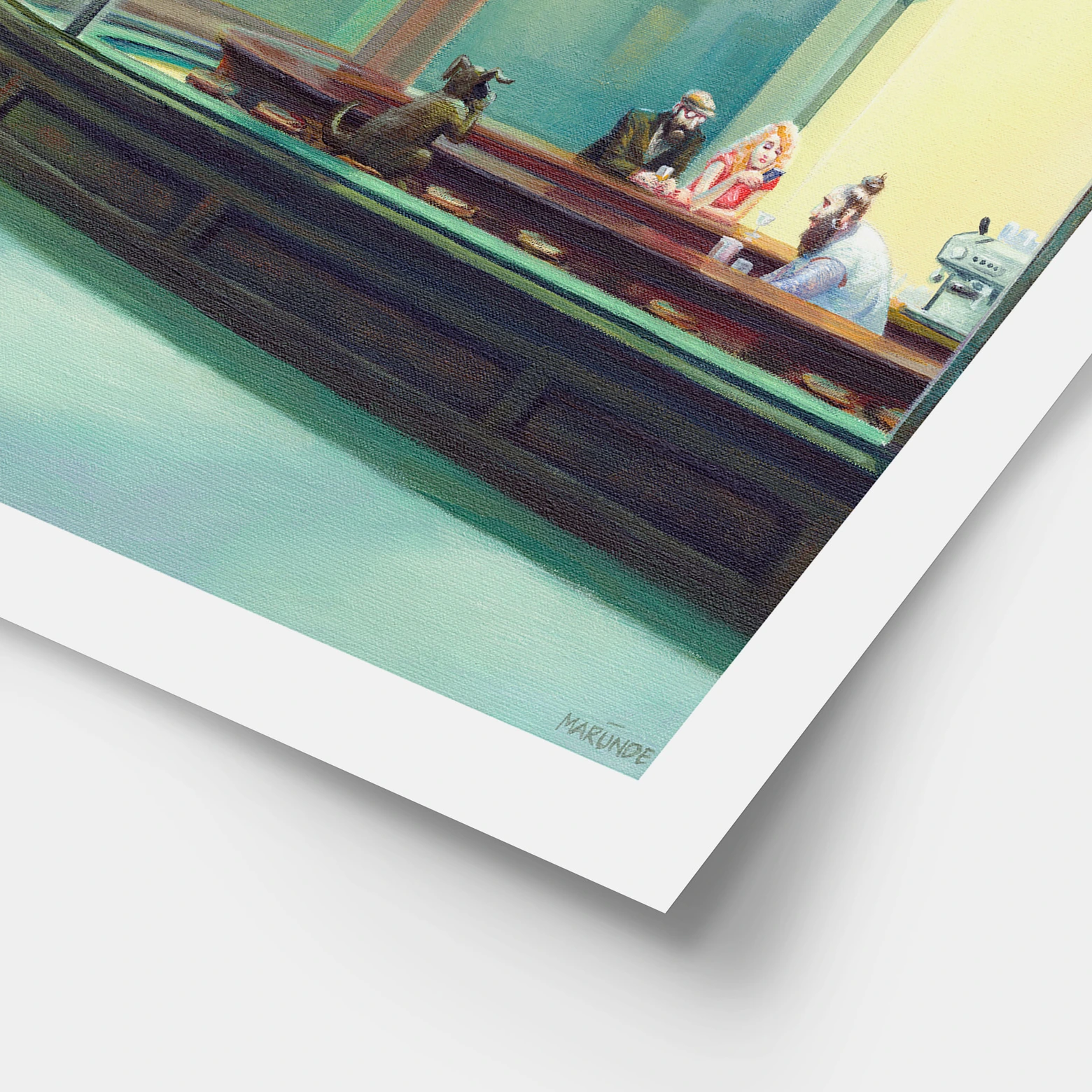 Poster Marunde - Nightdog (2018) | wall-art.de