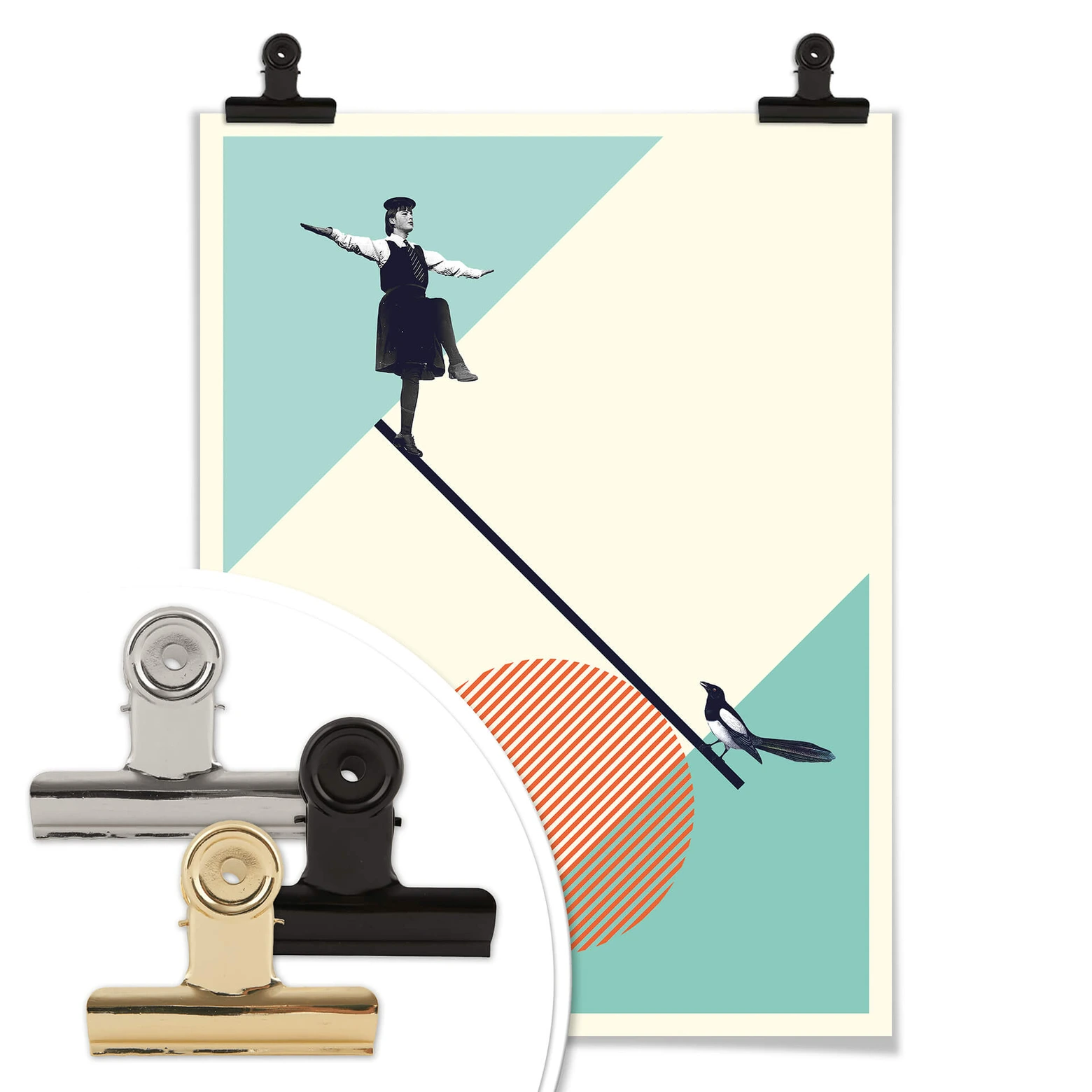 Poster Léon - B is for Balance | wall-art.de