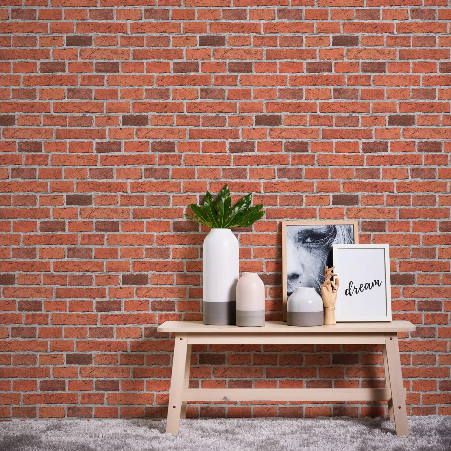 A.S. Création Behang il Decoro - Papierbehang - baksteen | wall-art.nl