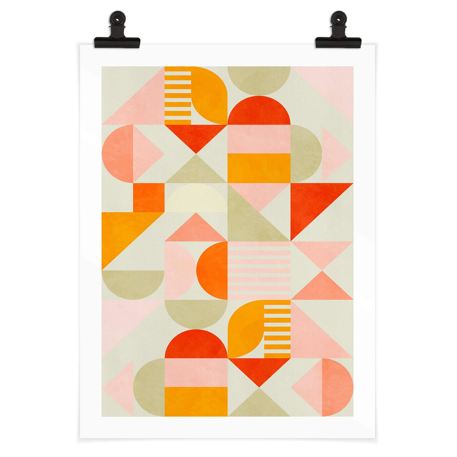 Poster Bauhaus Fun Pastell - Bré | wall-art.de