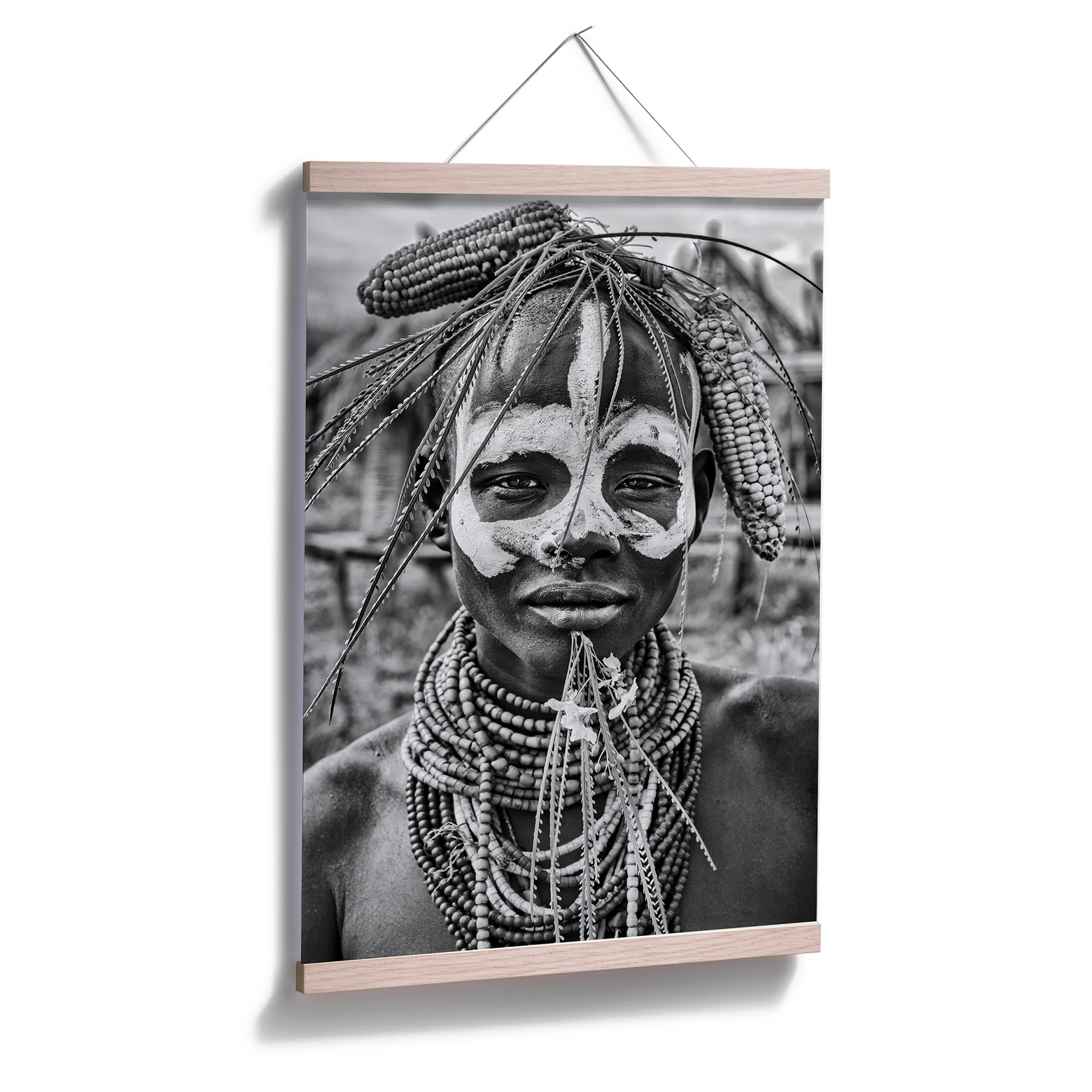 Poster Kuesta - Porträt eines äthiopischen Stammes | wall-art.de