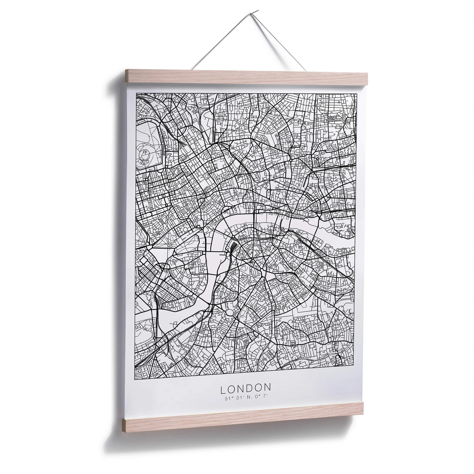 Poster Stadtplan London | wall-art.de