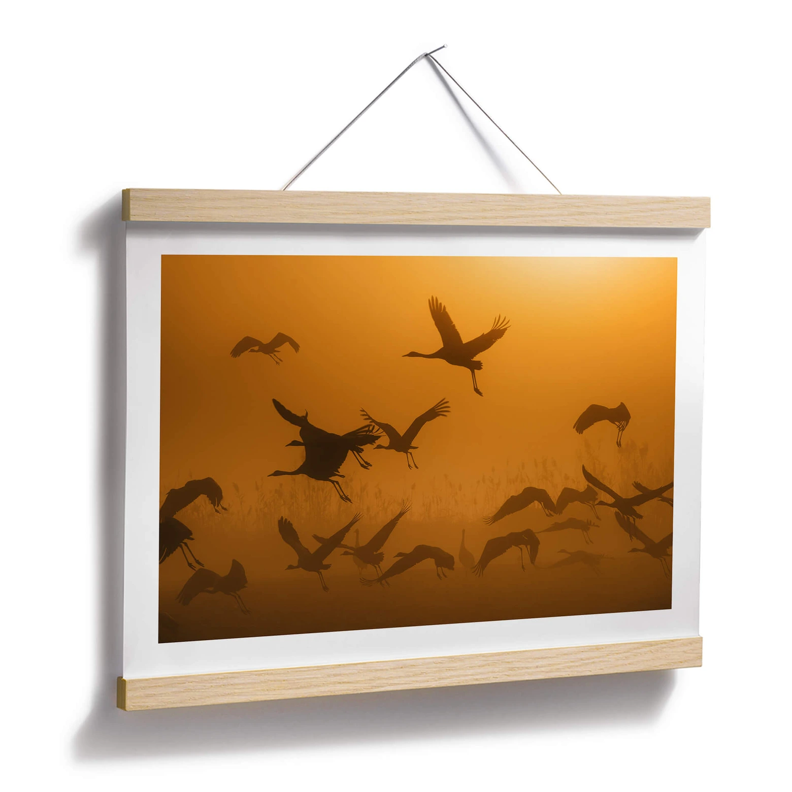 Poster Rosenblatt - Nuée d'oiseaux à l'aube | wall-art.fr