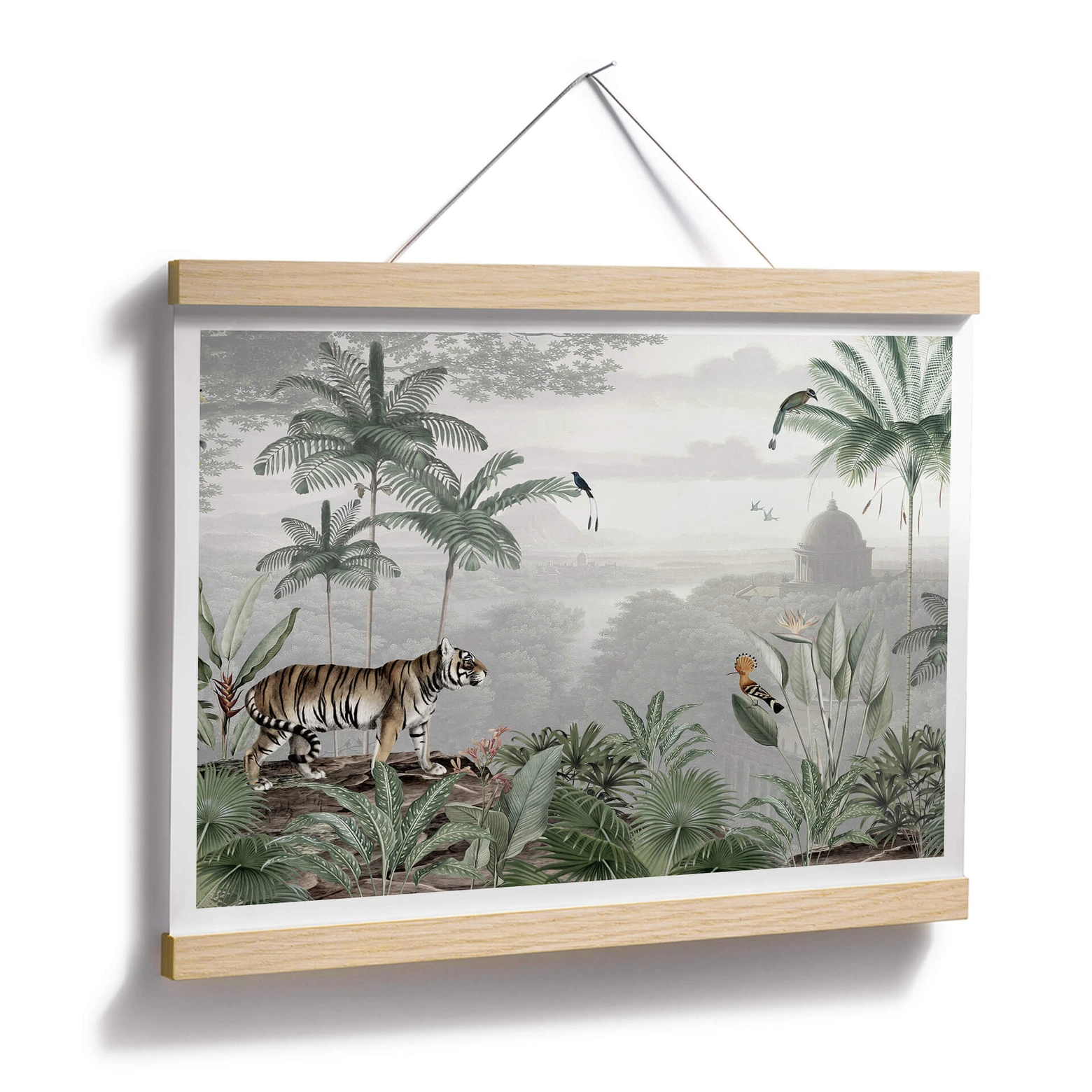 Poster Sir Edward - Tiger in den Tropen | wall-art.de