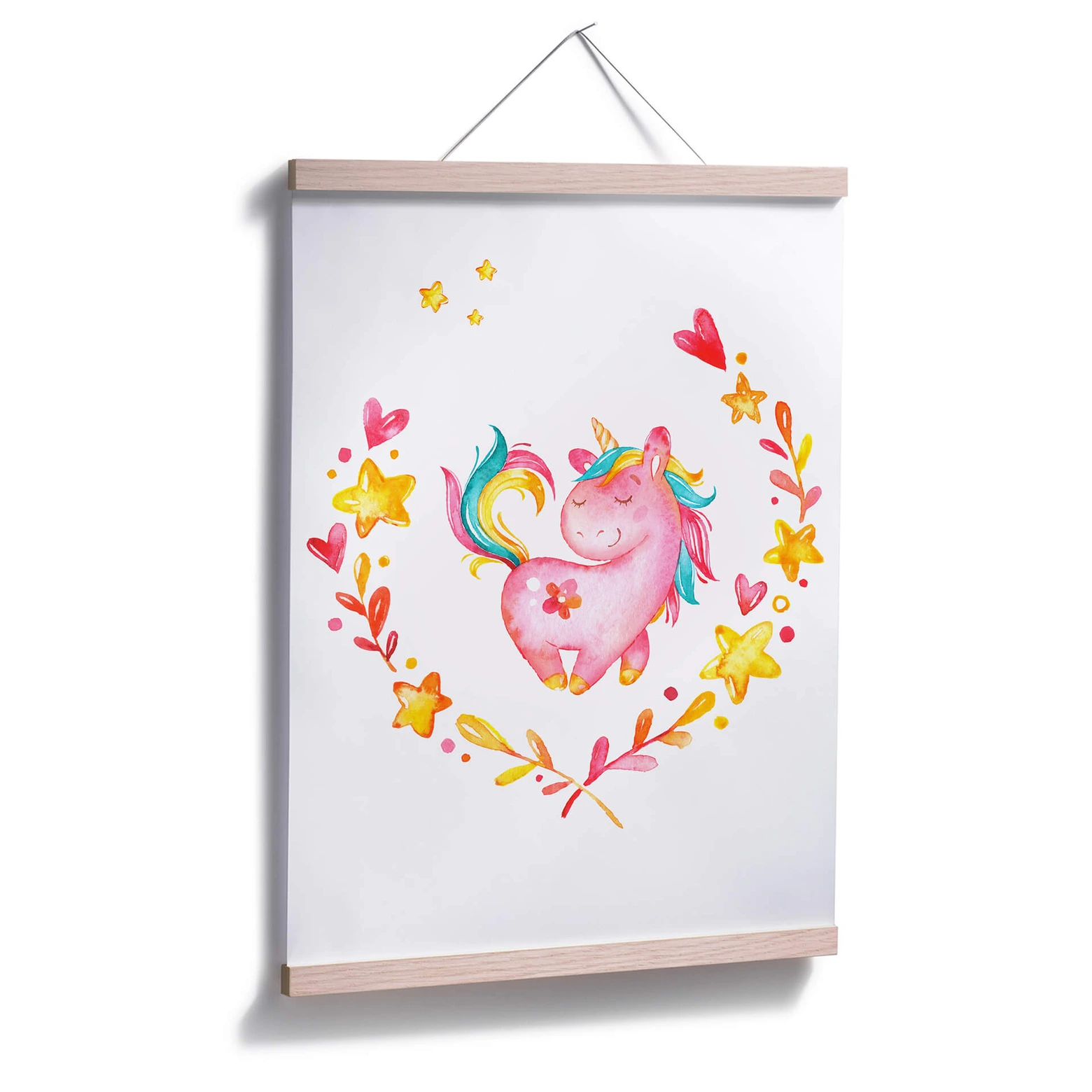 Poster Ruby the Unicorn | wall-art.de
