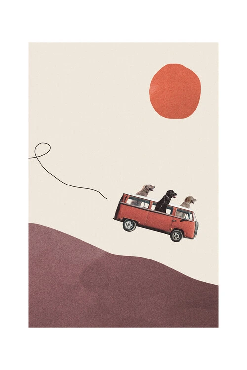 Poster Léon - Adventure gang, affiche (40 x 60 cm) | wall-art.fr