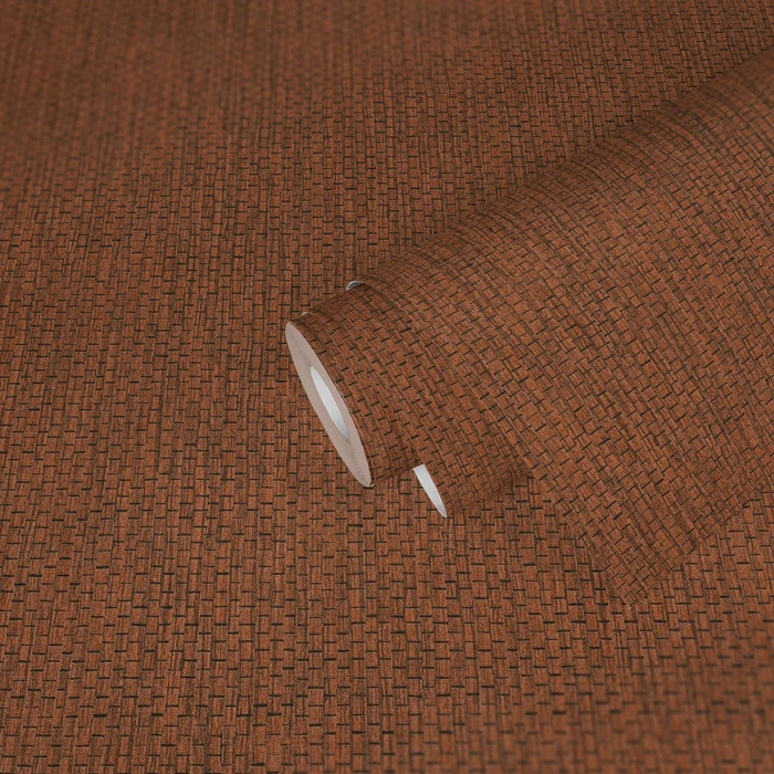 Mat stoftapet i rød og sort non-woven tapet med struktur Hygge | wall ...