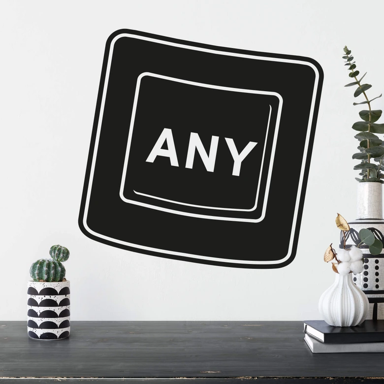 Wandtattoo Any Key - Deko für Computer Fans | wall-art.de