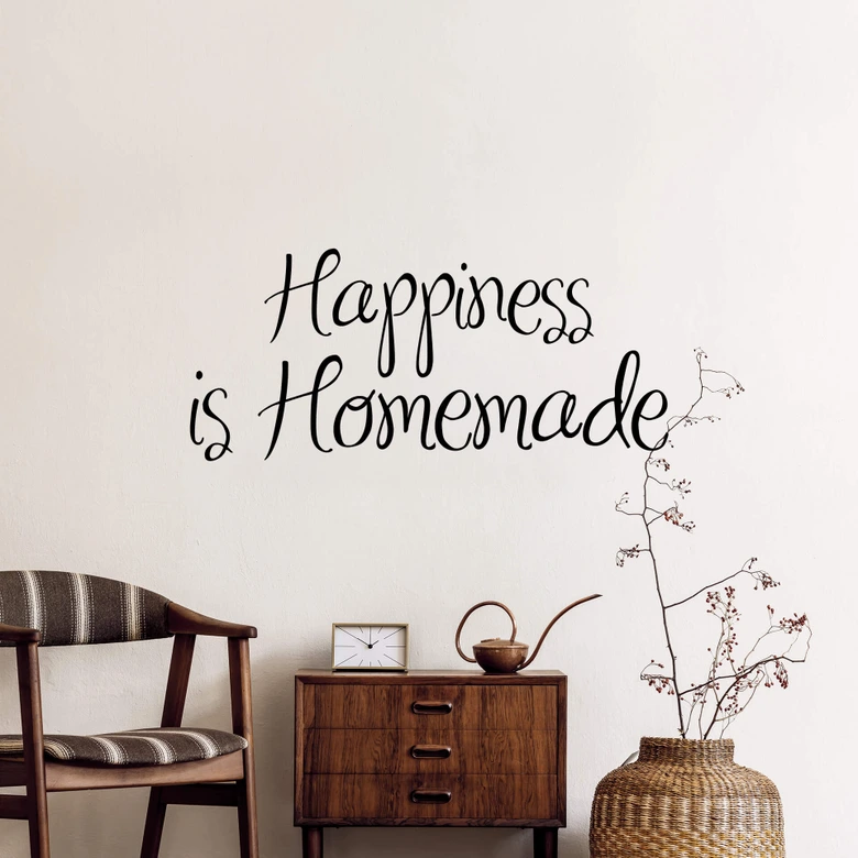 Happiness is Homemade | wall-art.dk