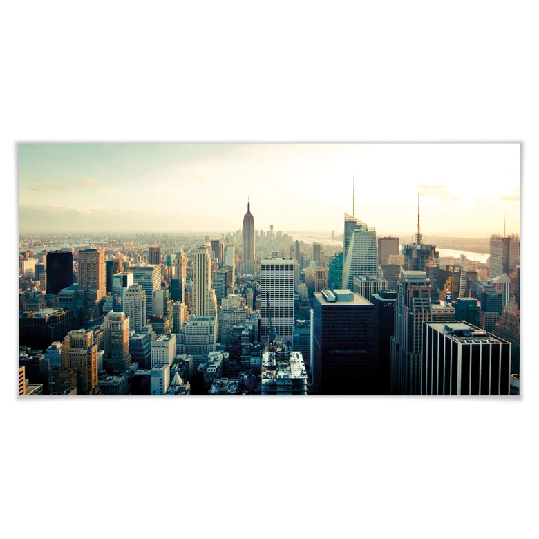 Poster Skyline of New York City | wall-art.com