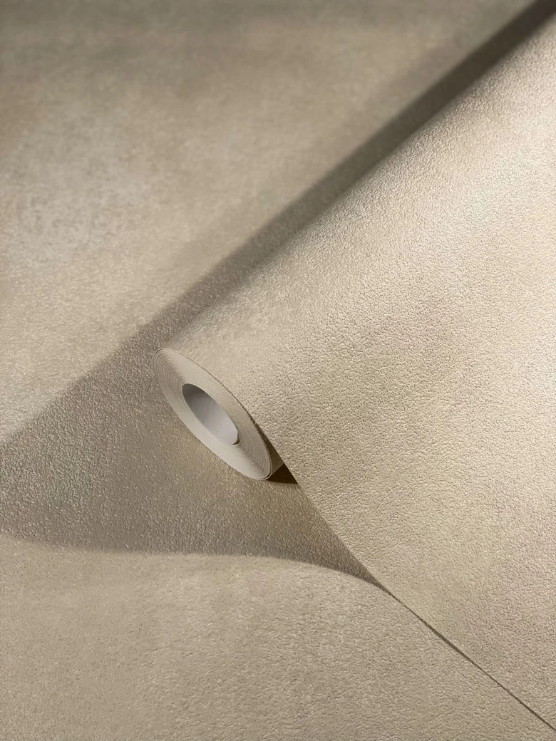 Tapete SCHÖNER-WOHNEN Vliestapete, Unitapete beige | wall-art.de