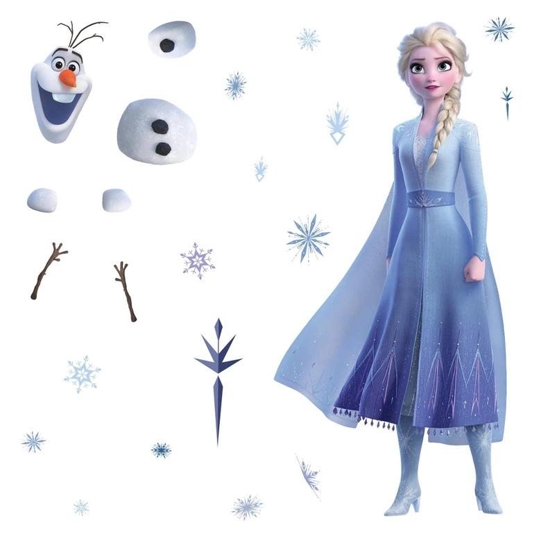 Wandsticker Die Eiskönigin 2 - Maxi Sticker Elsa & | wall-art.de