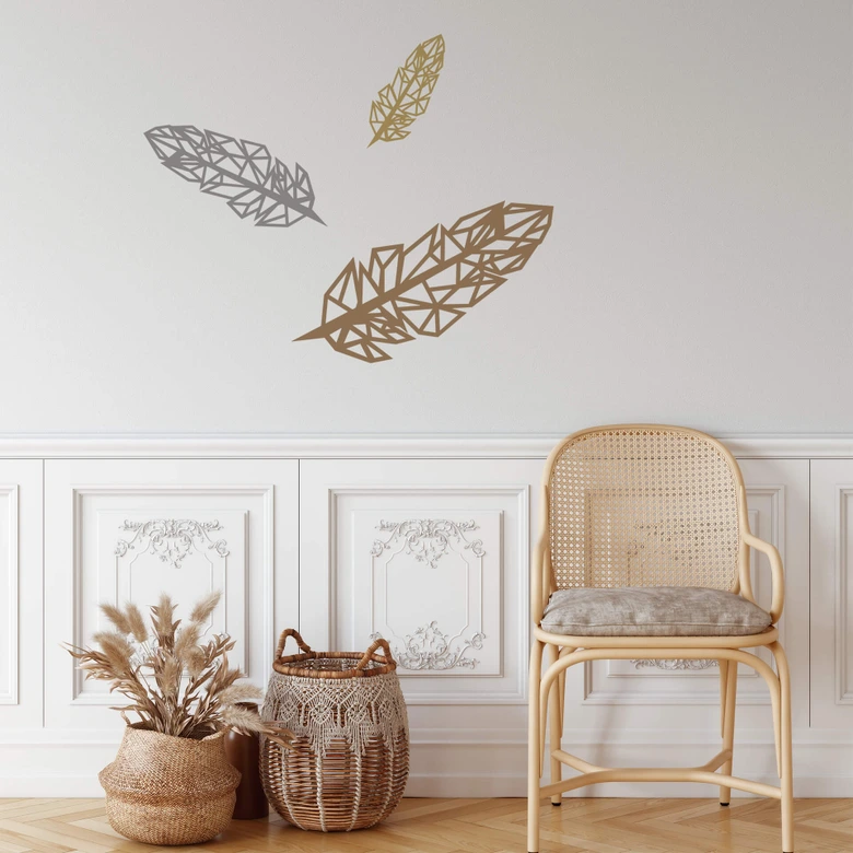 Wandtattoo Origami Feder | wall-art.de