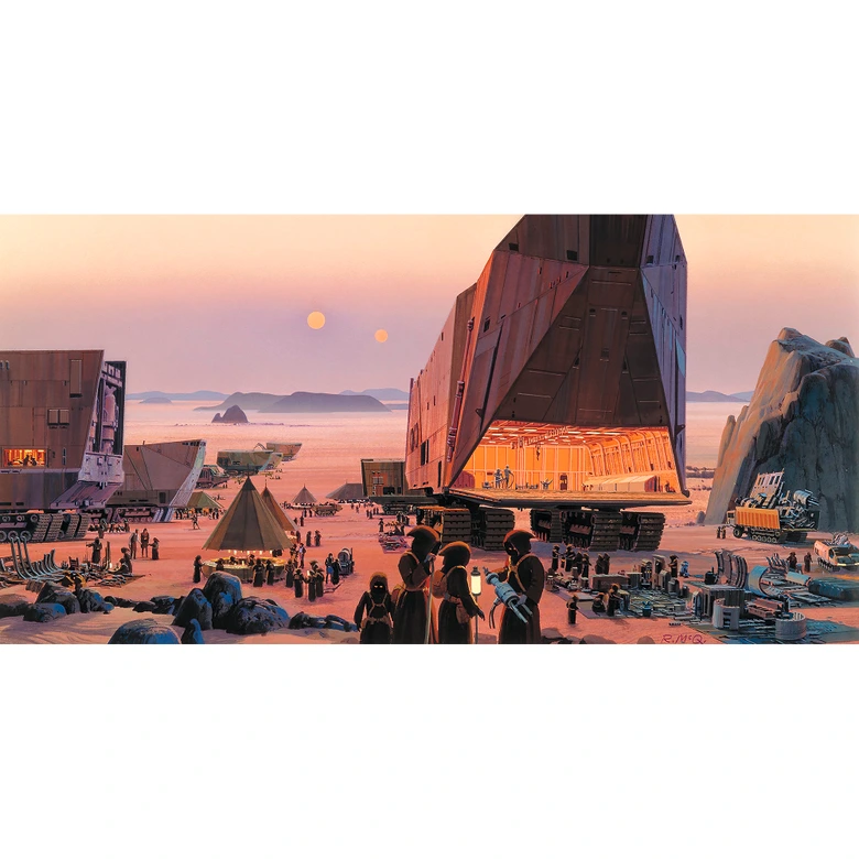 Vlies Fototapete - Star Wars Classic RMQ Java Market - 500 x 250 cm ...