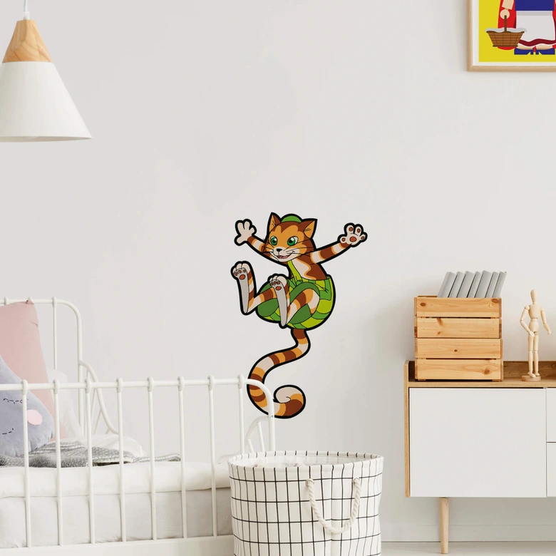 Wandtattoo Pettersson und Findus - Springender Fin | wall-art.de