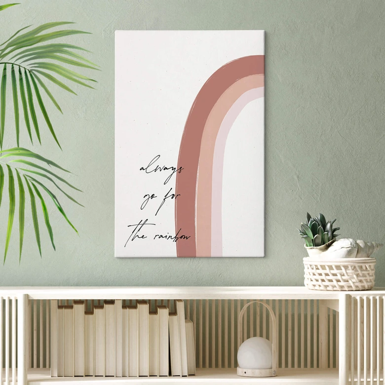 Leinwandbild uplusmestudio - Always go for the Rainbow | wall-art.de
