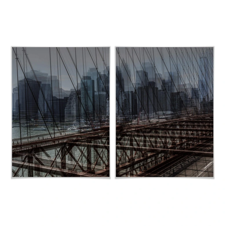 Poster Massimo - New York City (2-teilig) inkl. Bi | wall-art.de