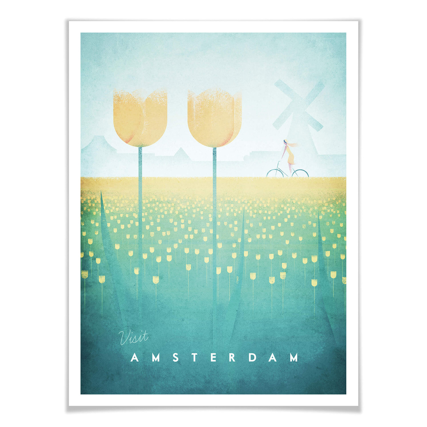 Poster Henry Rivers - Amsterdam | wall-art.nl