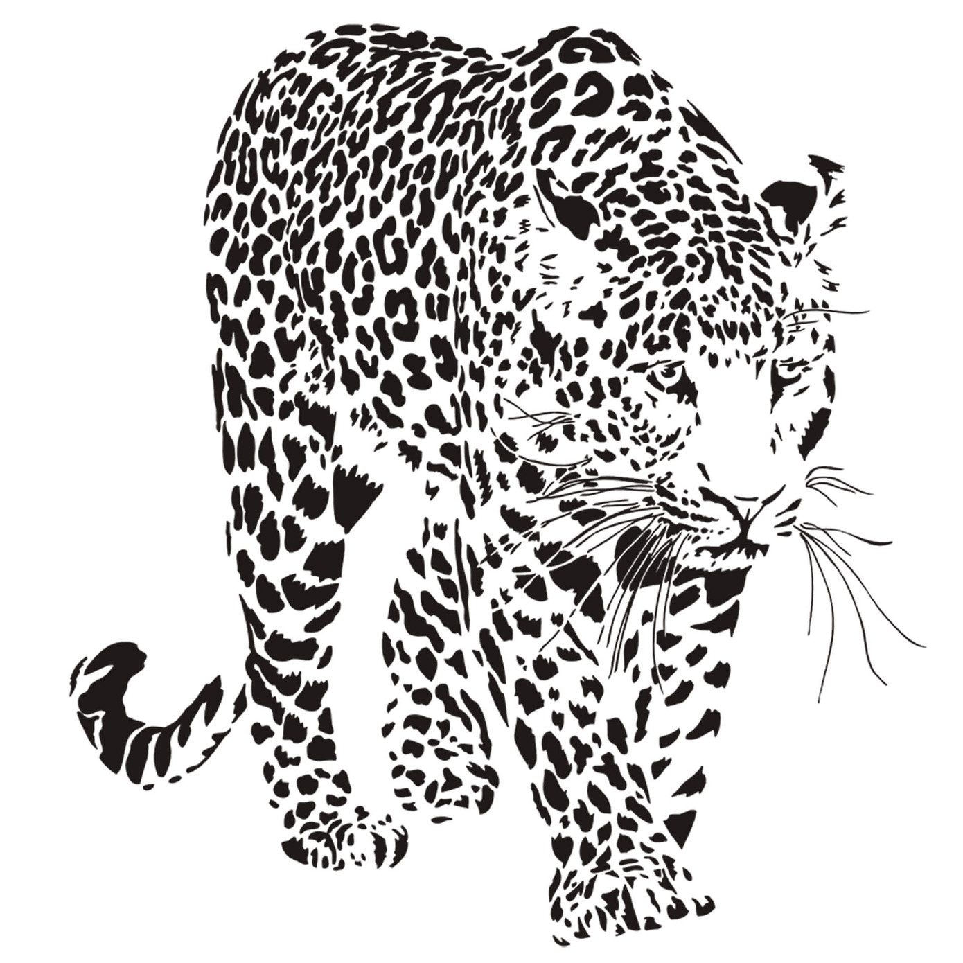 Wandtattoo Leopard - Raubkatze als Deko | wall-art.de