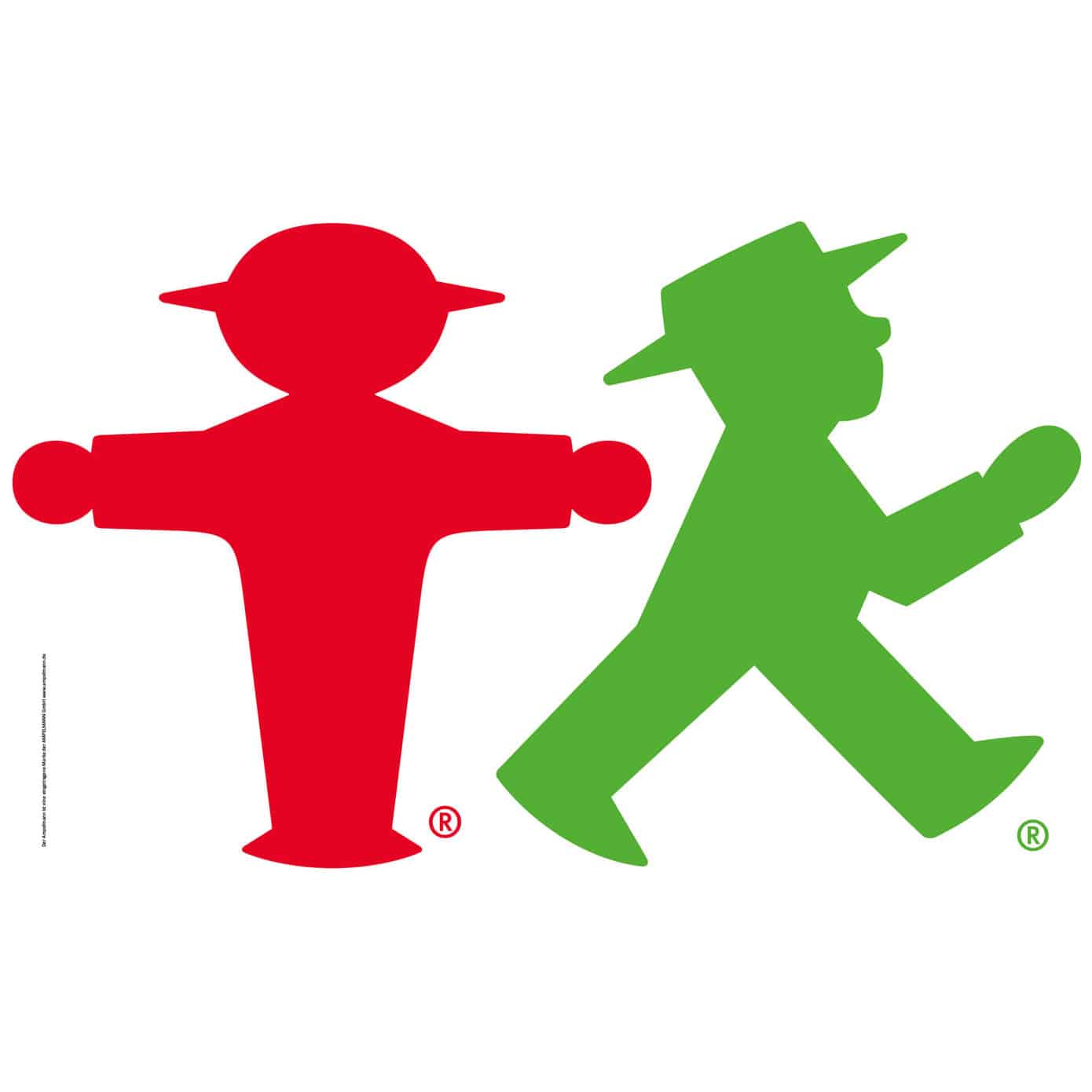Wandtattoo Ampelmann Set - das kultige Ampelmännchen aus Berlin | wall ...