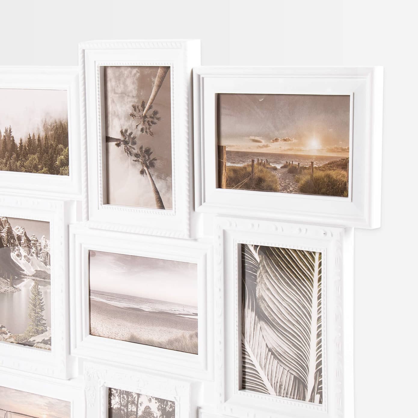 Bilderrahmen Collage Weiß Kunststoff - 52x103 cm | wall-art.de