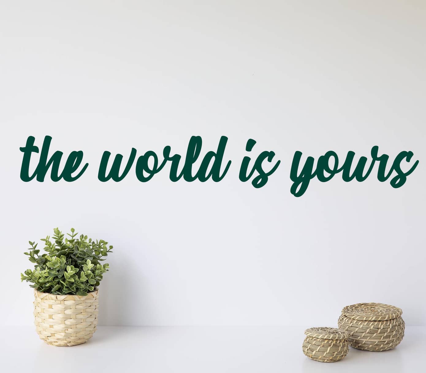 Adesivo murale - The world is yours | wall-art.it