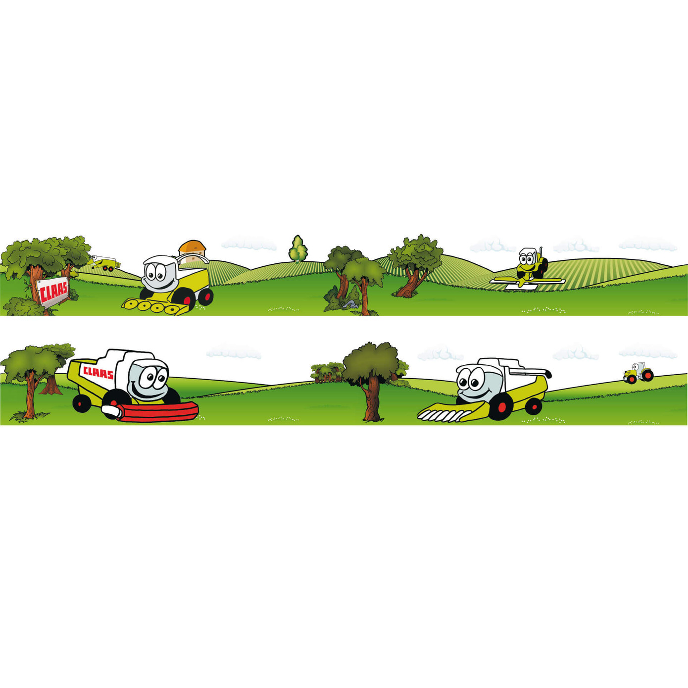 Sticker mural - Frise CLAAS | wall-art.fr