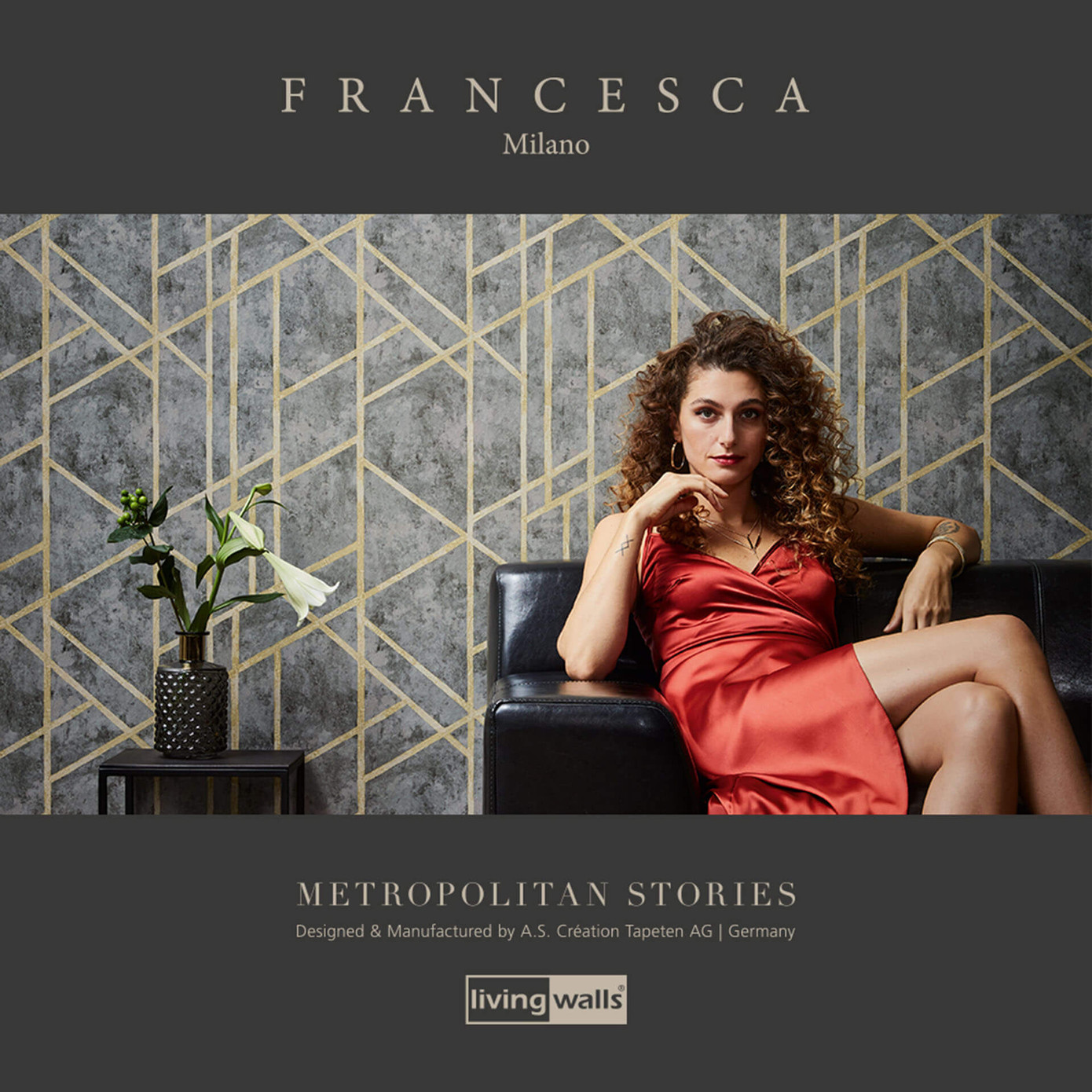 Metropolitan Stories – Francesca Milano metallic | wall-art.it