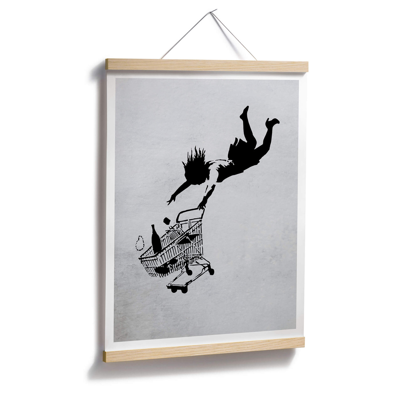 Poster Banksy - Shop Until You Drop | wall-art.fr